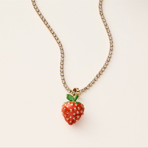kate spade | Jewelry | Kate Spade X Target Strawberry Necklace | Poshmark